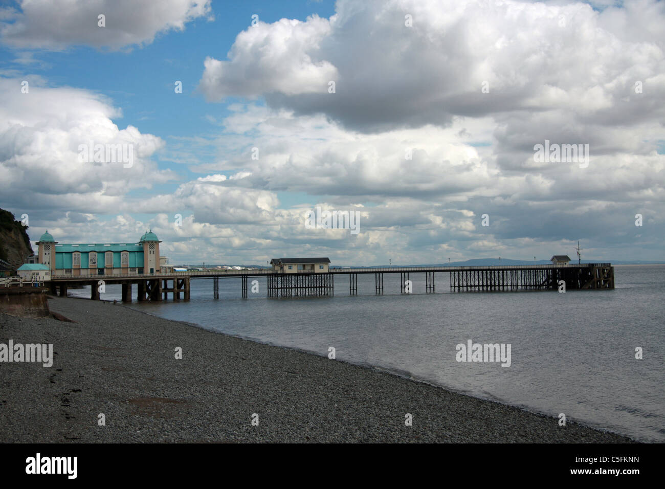 The victorian pier at Penarth, Near Cardiff Stock Photo - Alamy