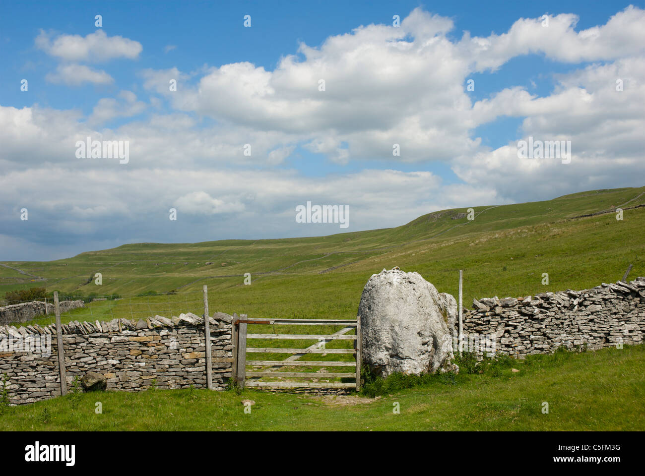Limestone scenery near Cray, Upper Wharfedale, Yorkshire Dales National ...