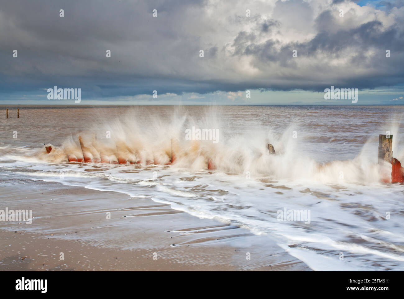 East coast sea storm waves hi-res stock photography and images - Alamy