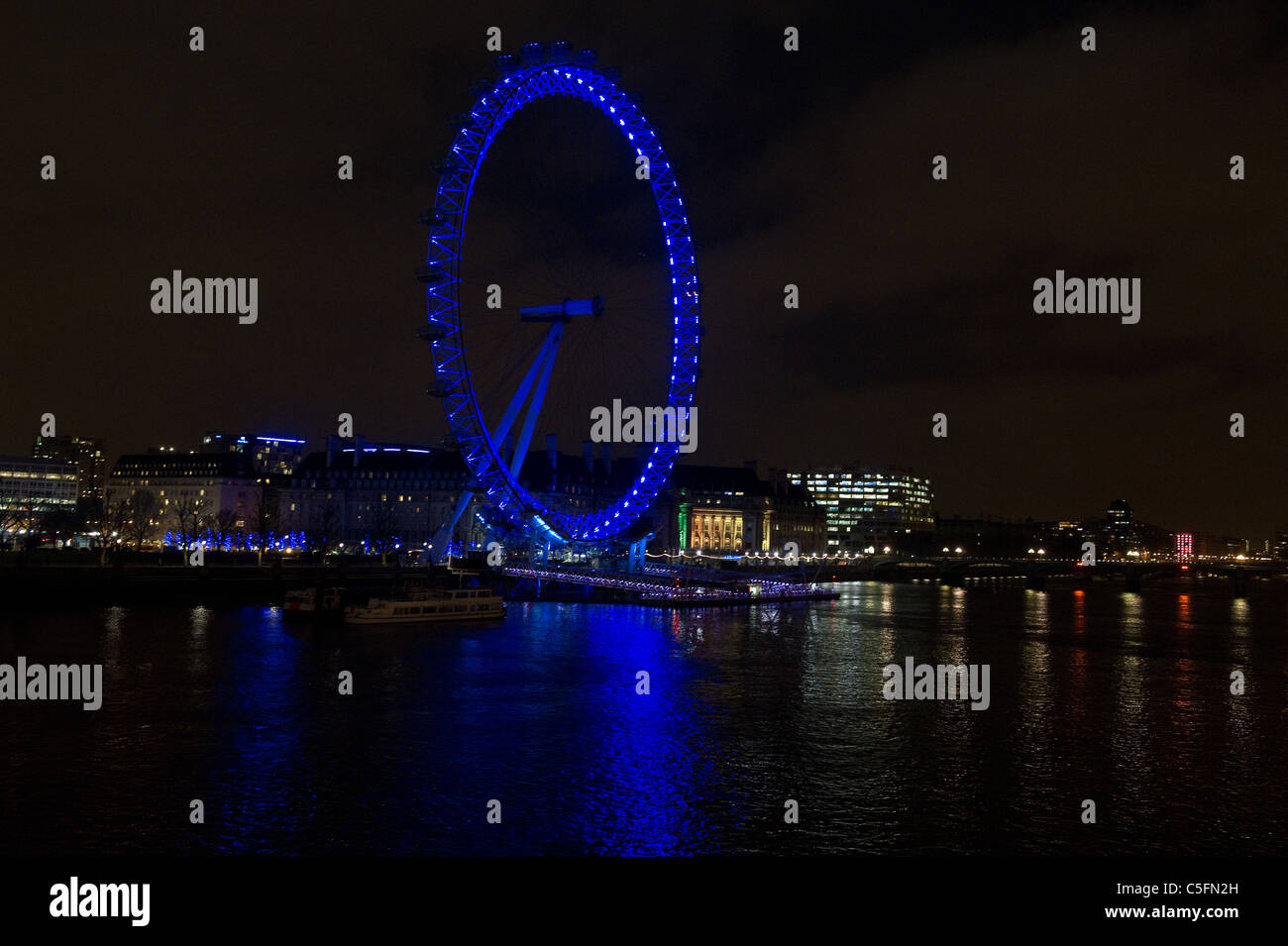 EDF Energy London Eye (previously sponsored by BA) viewed from the ...