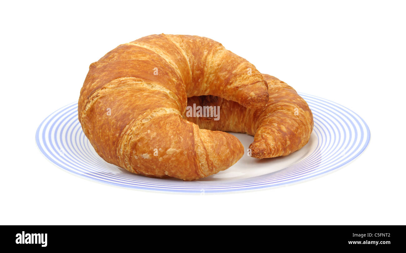 Round bread on blue Cut Out Stock Images & Pictures - Alamy