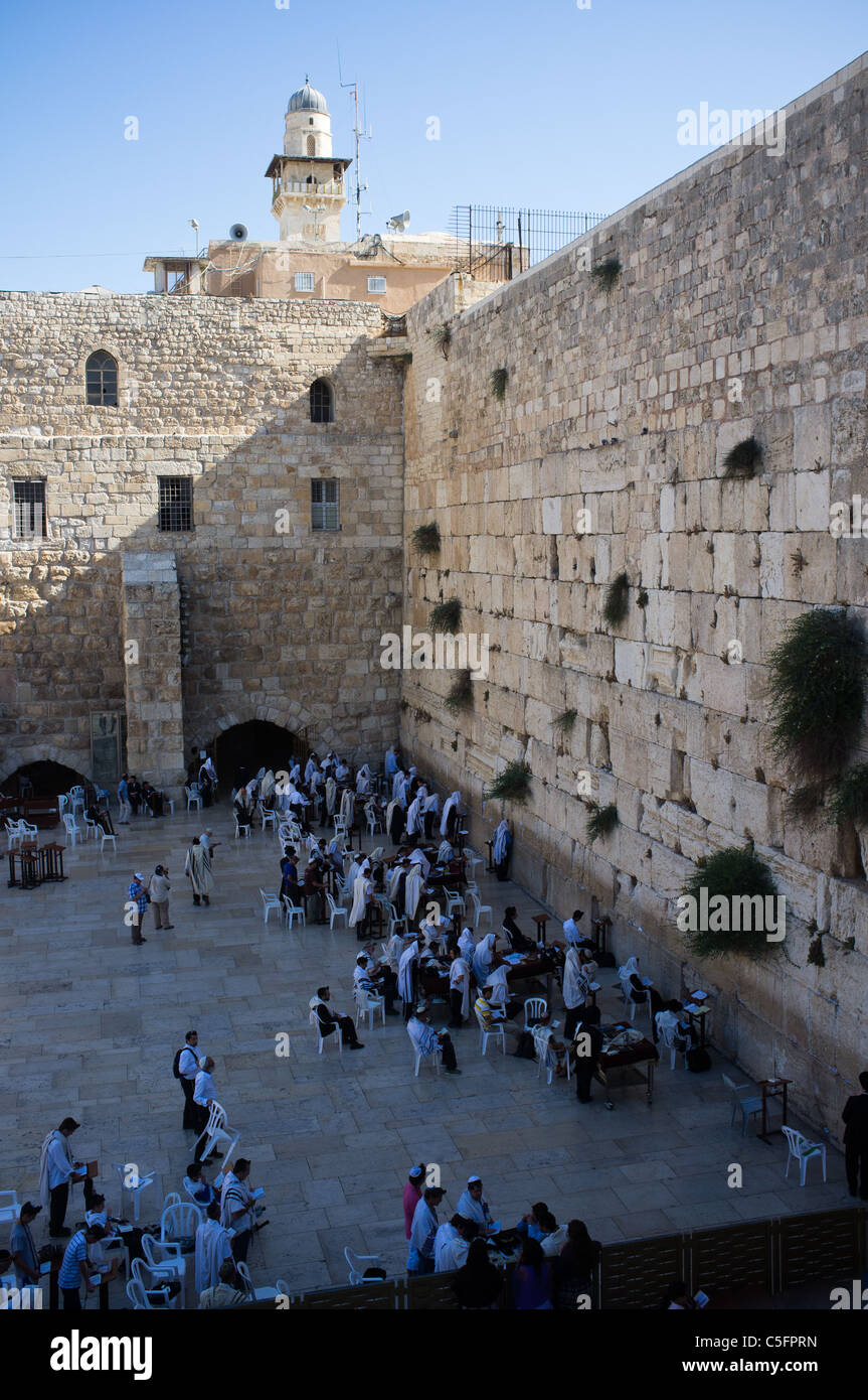 The Western Wall. Jerusalem, Israel. 20/07/2011 Stock Photo - Alamy