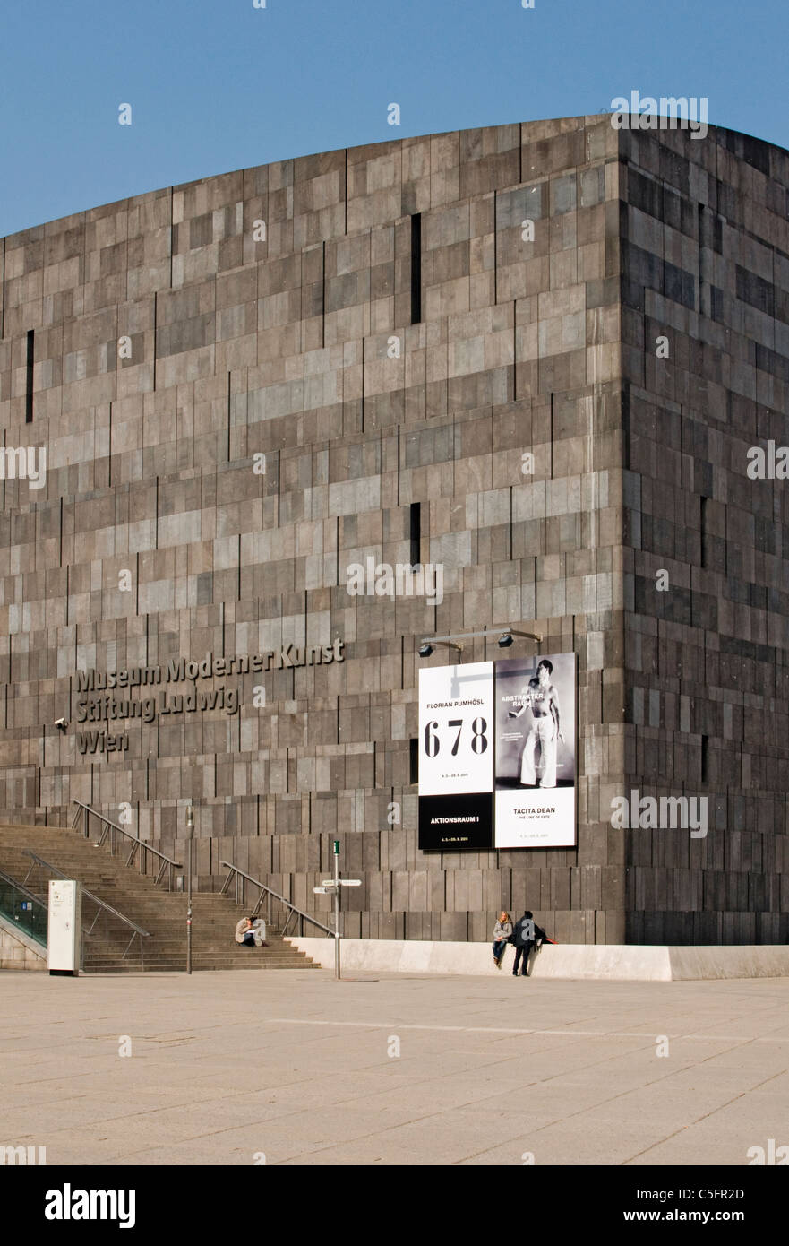 Building of MUMOK (Museum Moderner Kunst or Museum of Modern Art) at ...