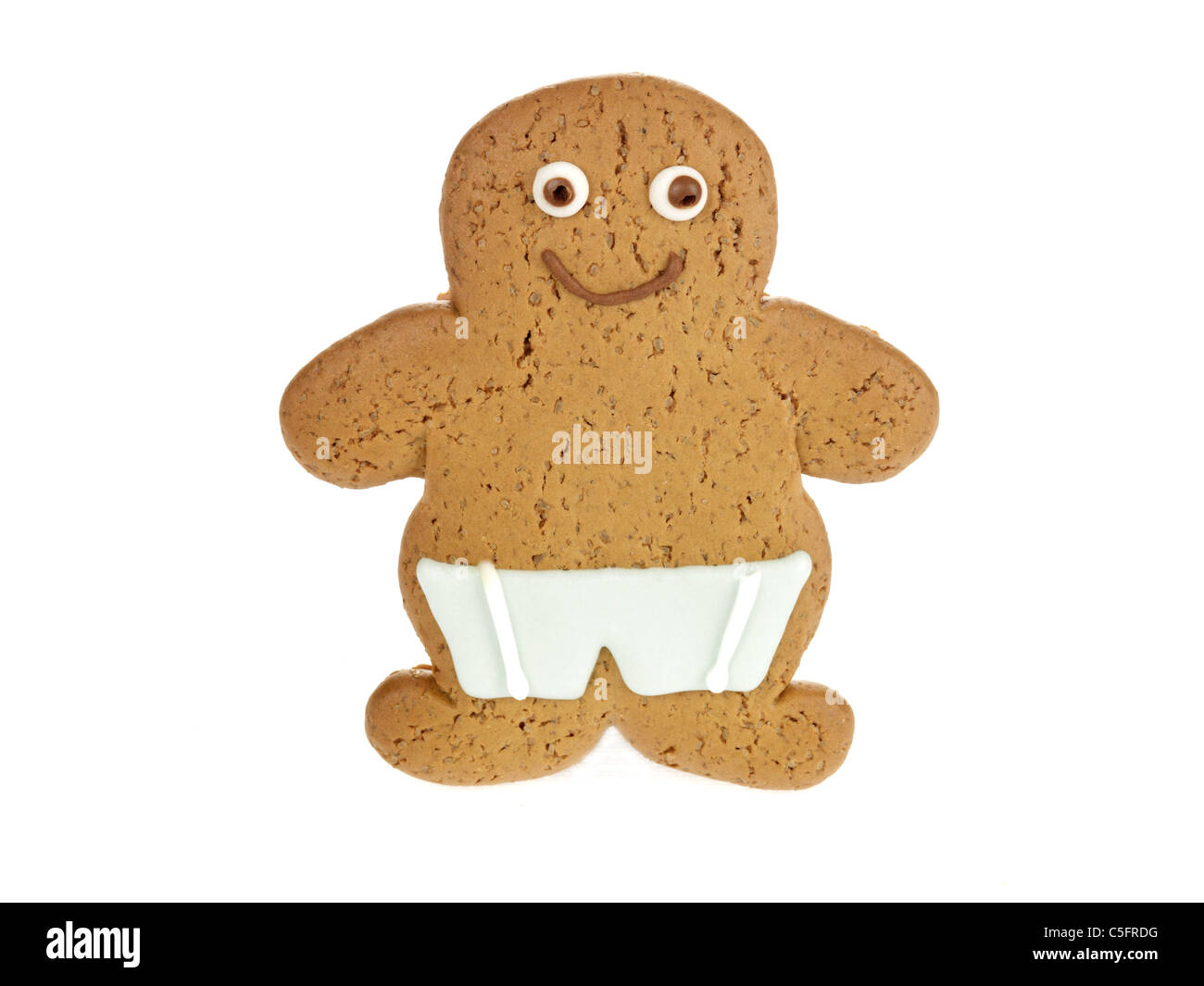 Gingerbread man biscuit Cut Out Stock Images & Pictures - Alamy