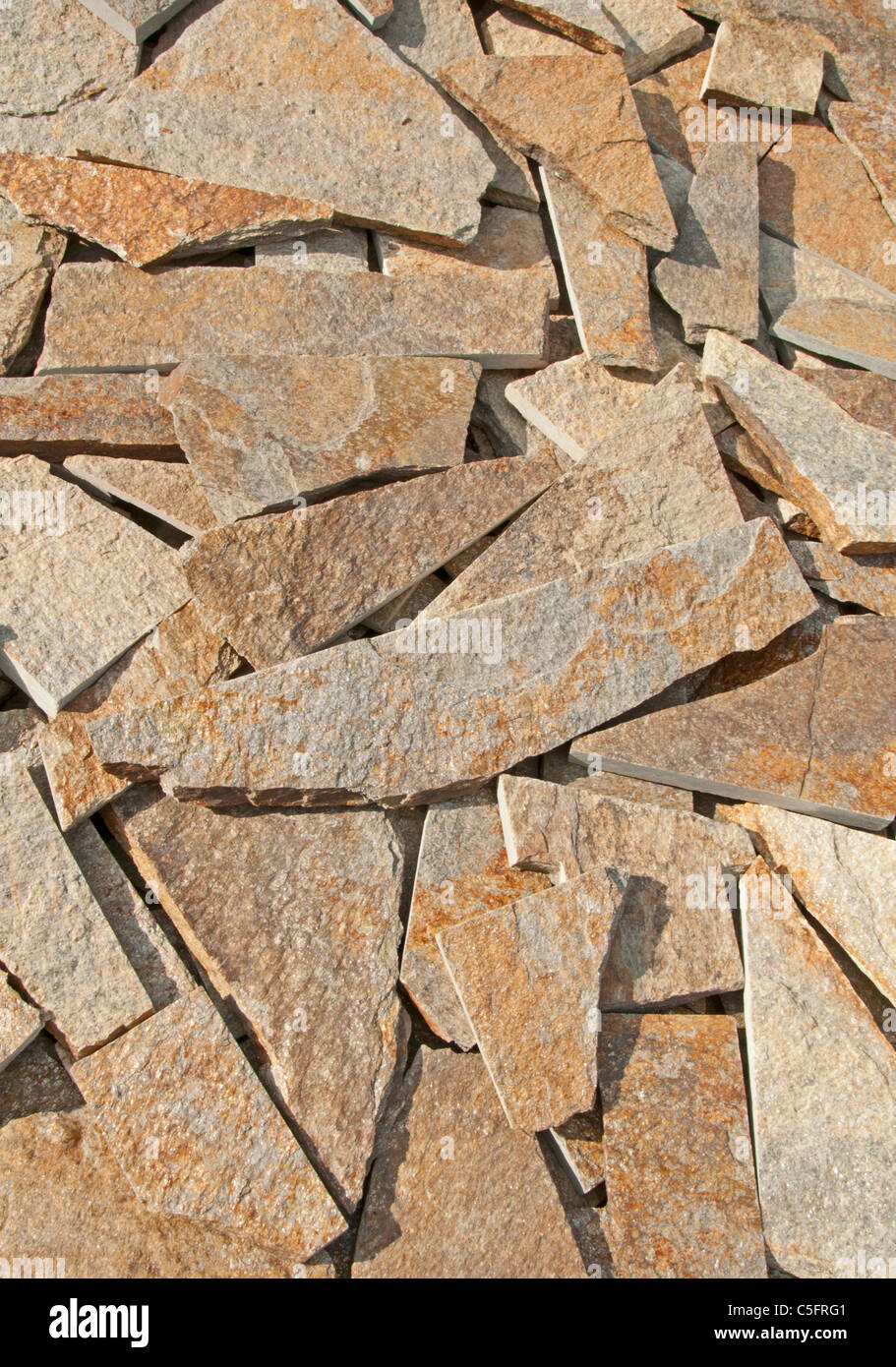 Arranged flat stones.Possible usage as texture Stock Photo - Alamy