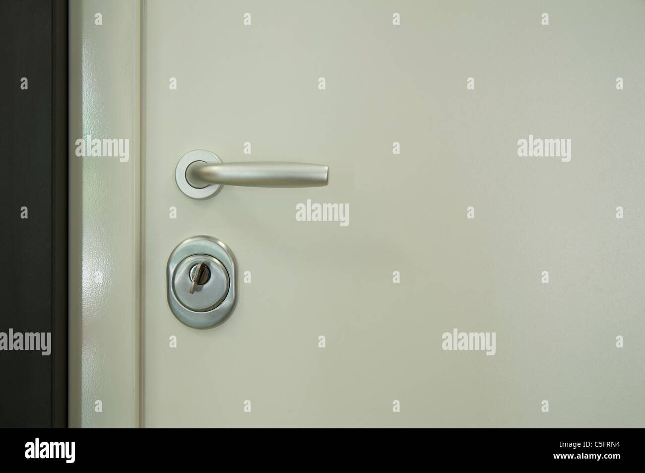 Door handle and part of the door Stock Photo - Alamy