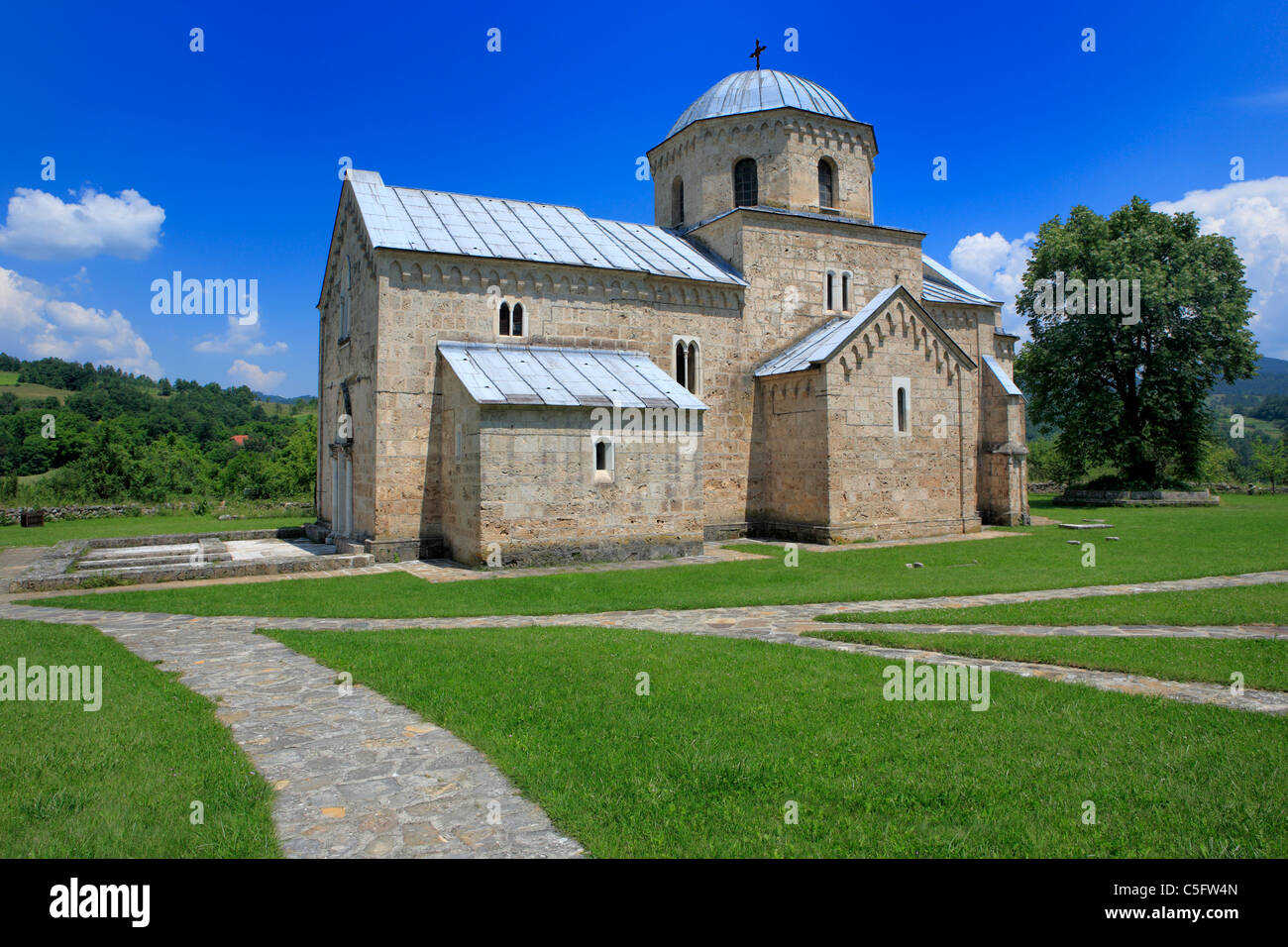 Annunciation church of Gradac Monastery (c. 1275), Raska district ...