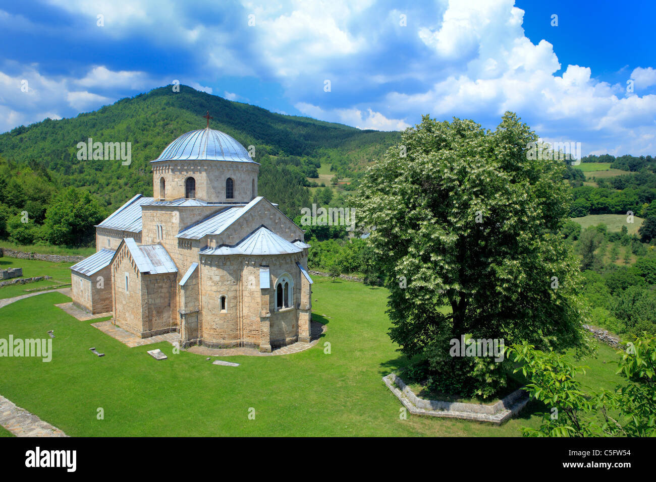 Annunciation church of Gradac Monastery (c. 1275), Raska district ...