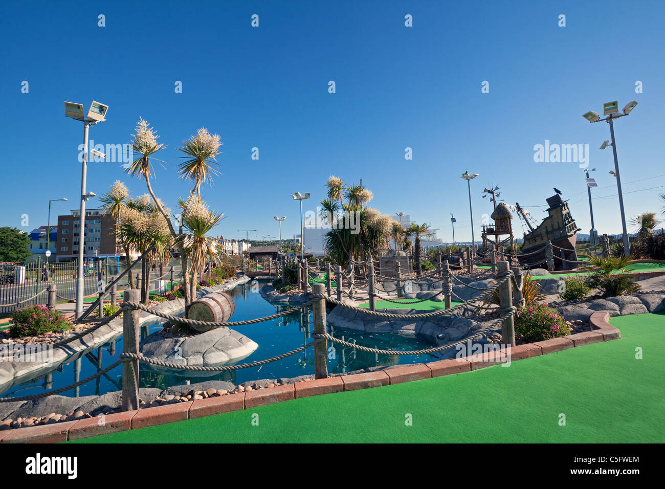 Crazy Golf activity centre, Eastern Esplanade, Paignton, Devon, England ...