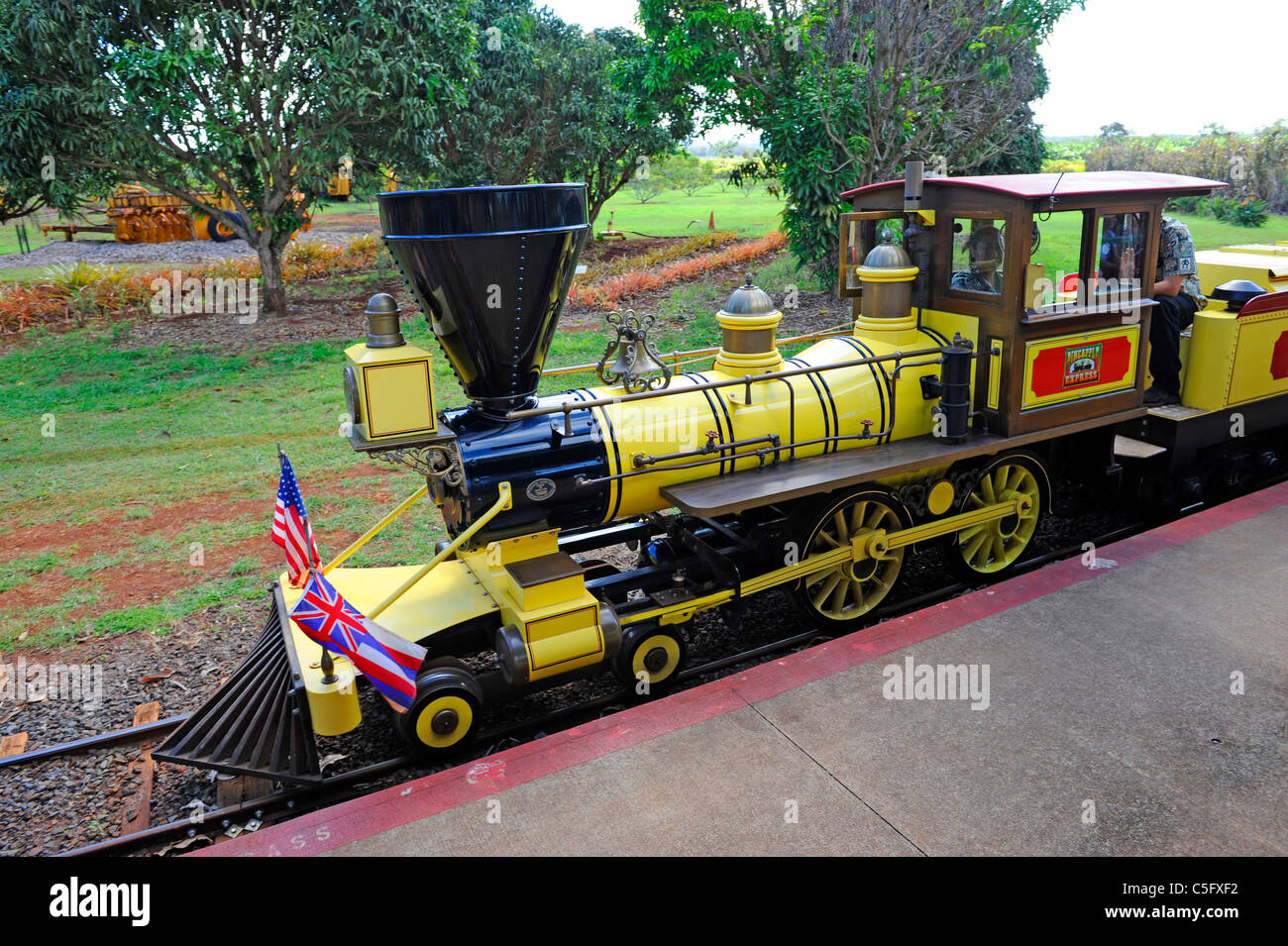 Dole Plantation Pineapple Express Train Wahiawa Honolulu Hawaii Oahu ...