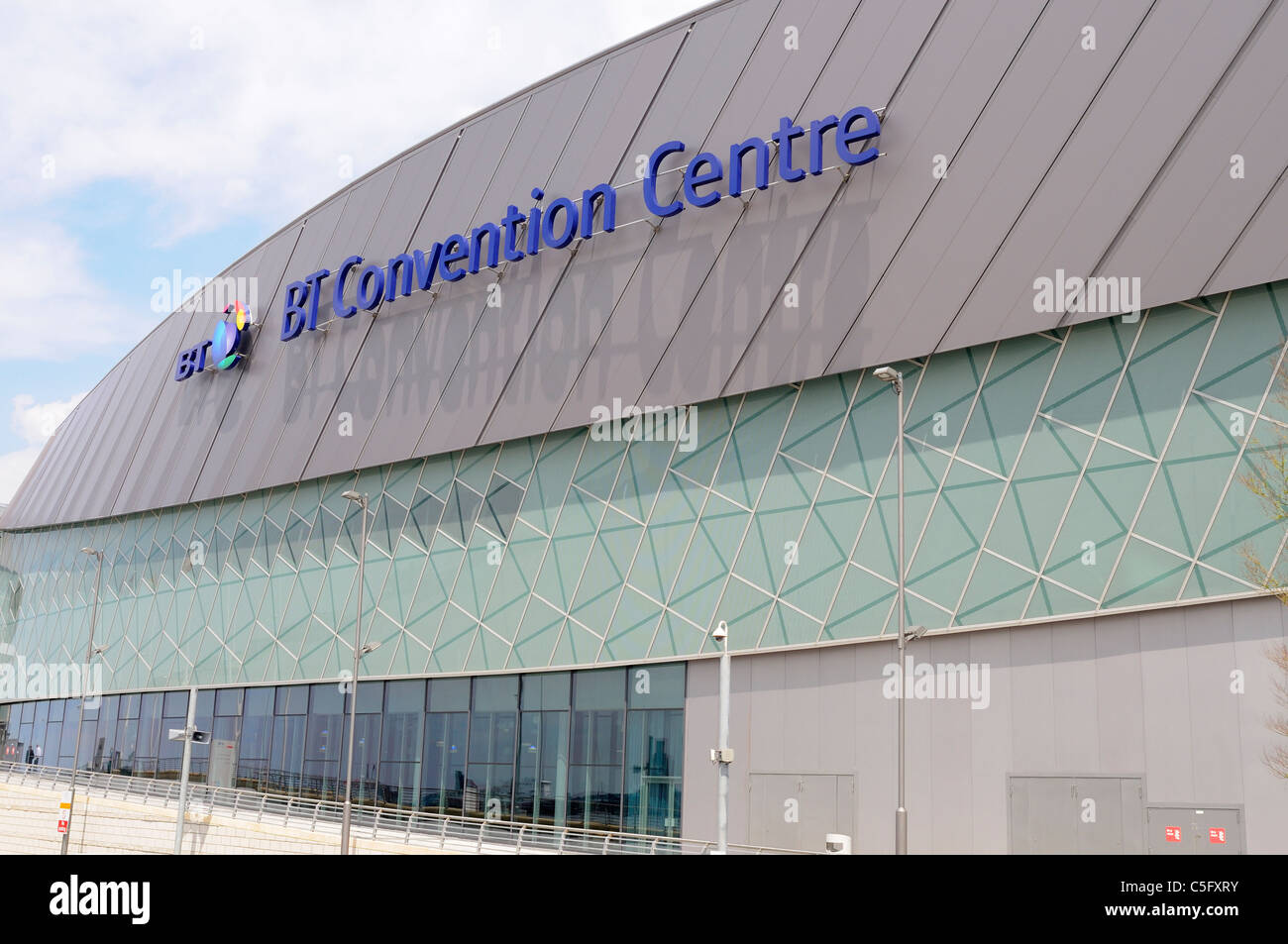 The Exterior Of The BT Convention Centre Liverpool England Stock Photo ...