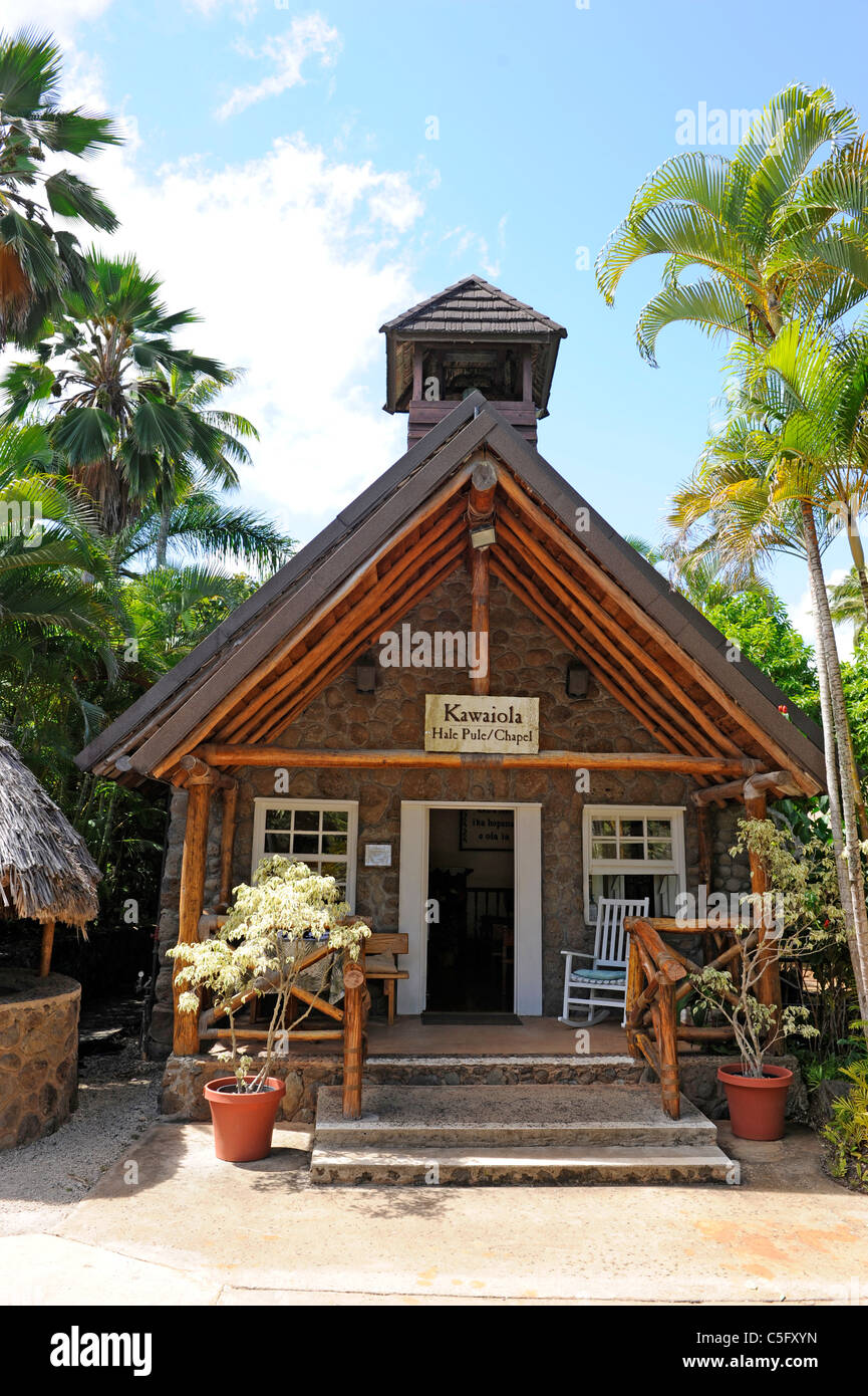 Kawaiola Hale Pule Chapel Polynesian Cultural Center Laie Honolulu ...