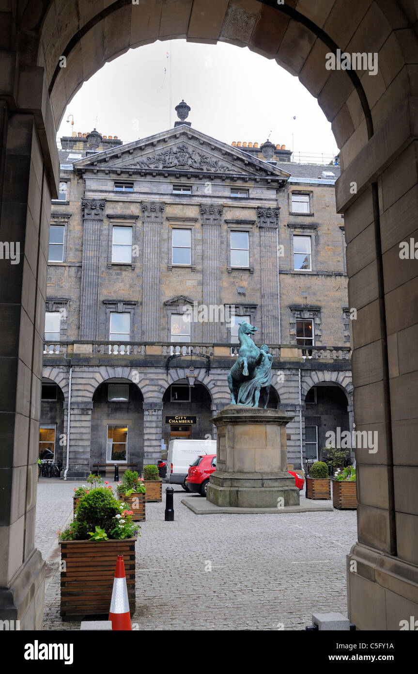 The Edinburgh Chambers Building On The Royal Mile High Street Edinburgh ...