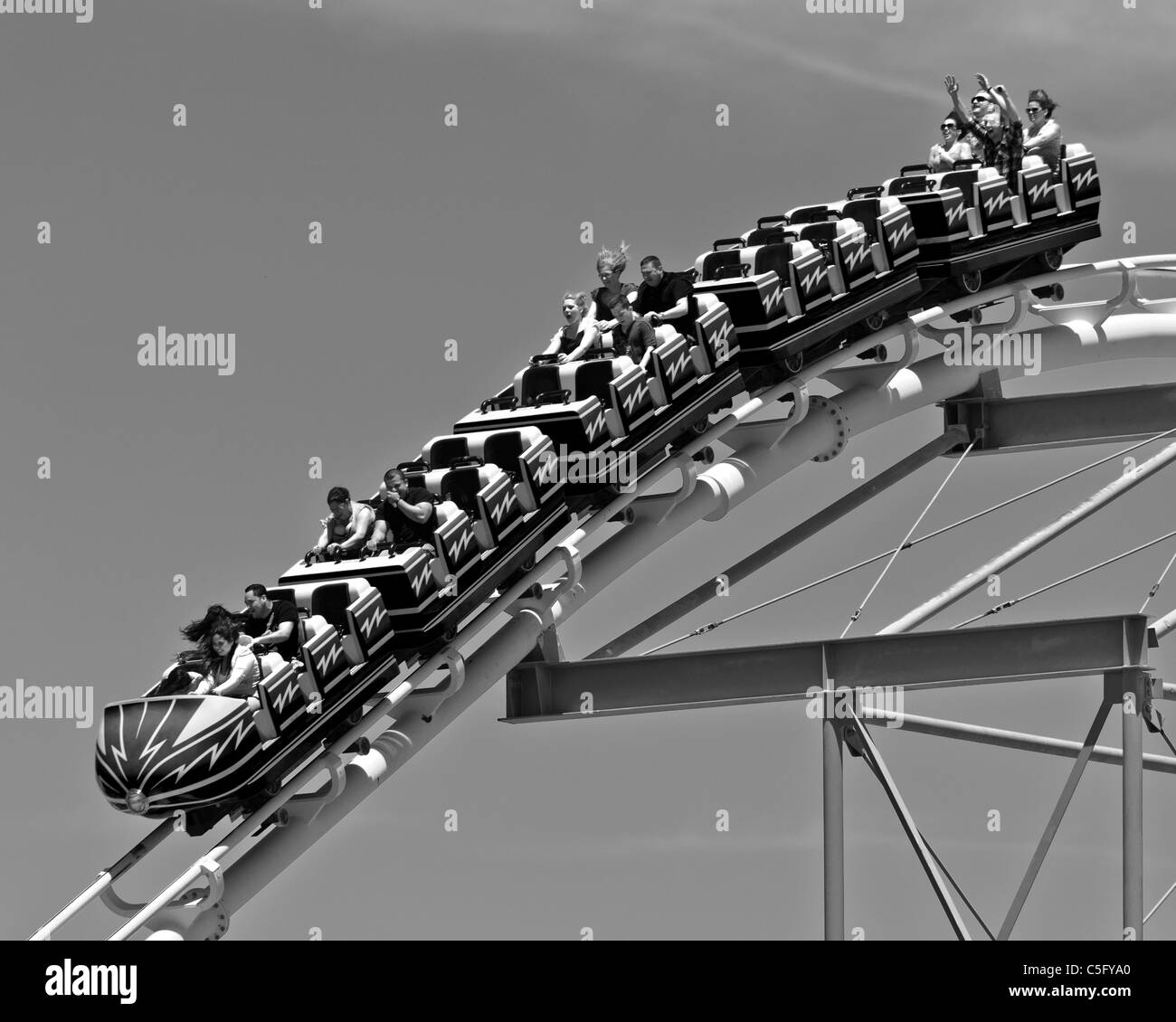 Roller coaster car hi-res stock photography and images - Alamy