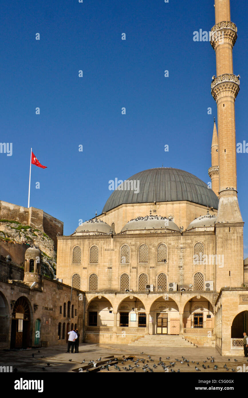 New Mosque and Abraham's birthplace, Sanliurfa (Urfa), Turkey Stock ...