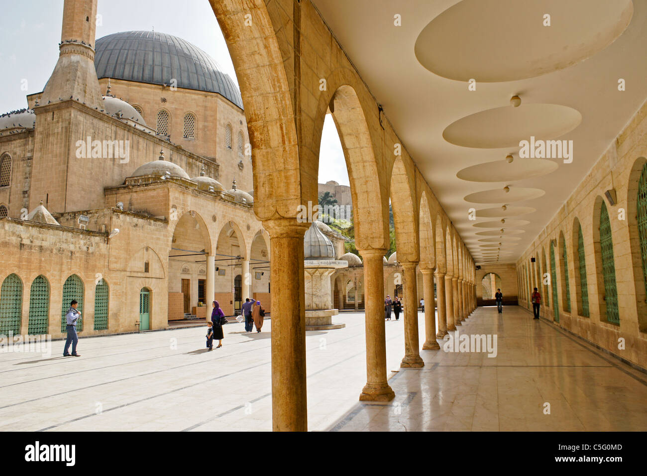 The New Mosque in the Dergah area, Sanliurfa (Urfa), Turkey Stock Photo ...
