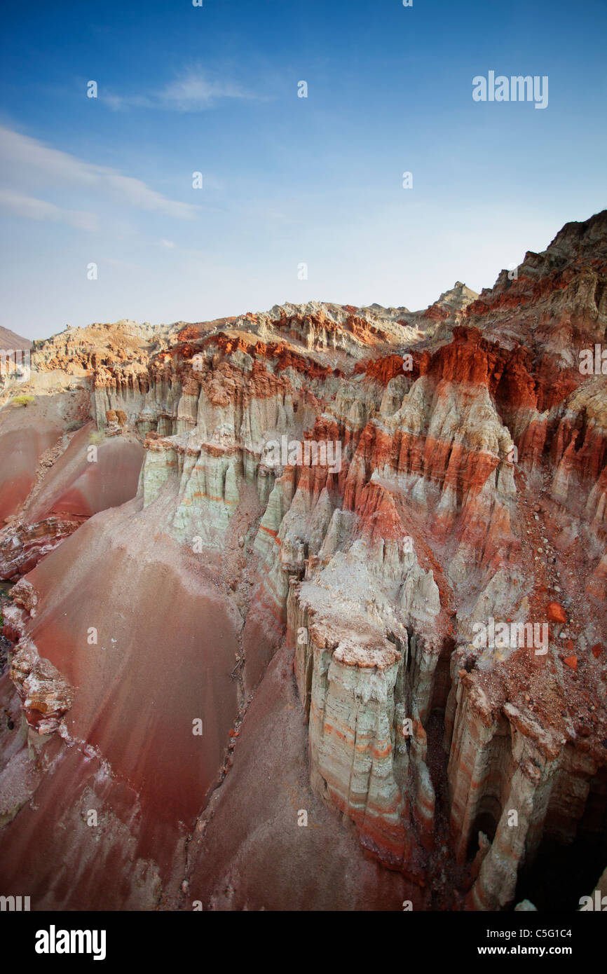 Painted valley within Suguta Valley Kenya Stock Photo - Alamy