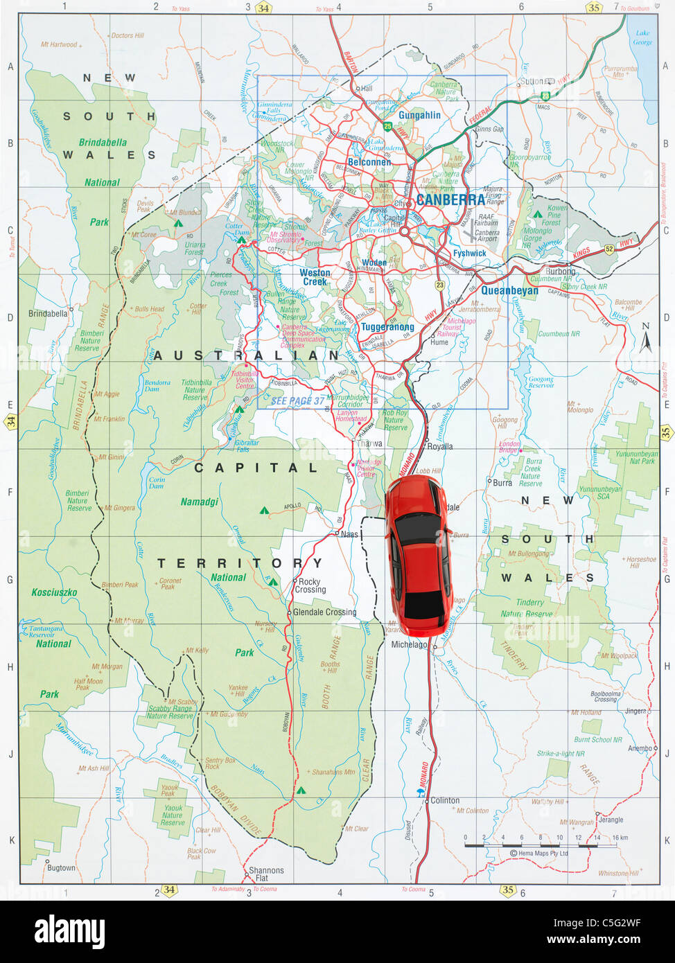 A road map Stock Photo - Alamy
