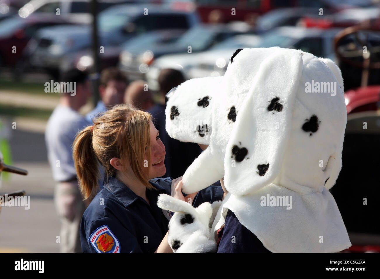Fire department mascot hi-res stock photography and images - Alamy