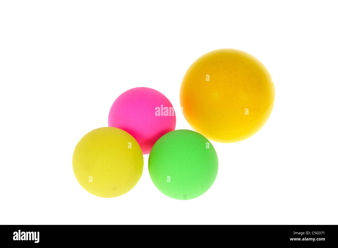 Colored ball. photo on the white background Stock Photo - Alamy