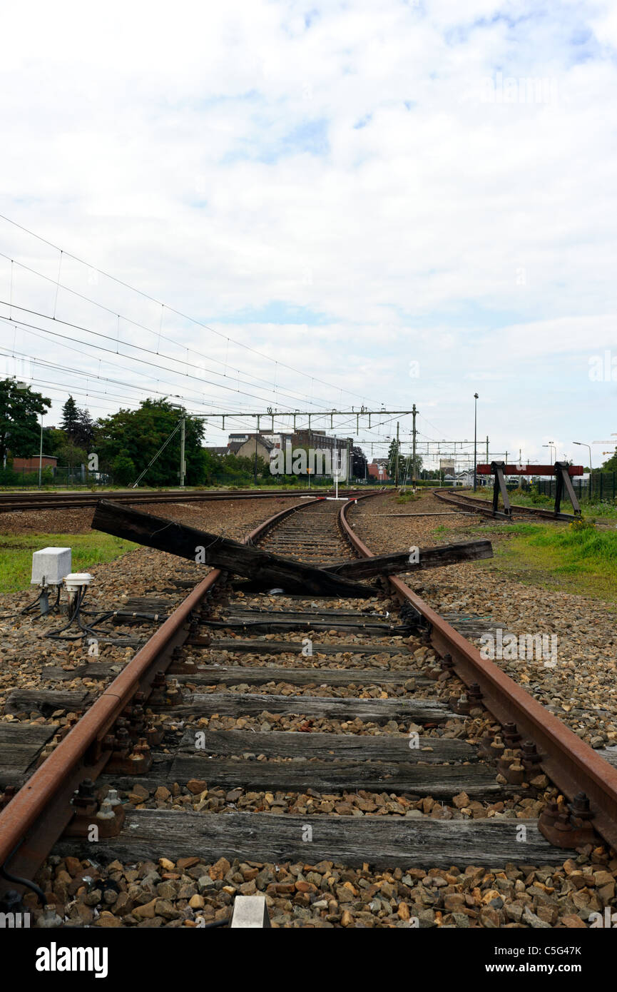 Barricaded railway hi-res stock photography and images - Alamy