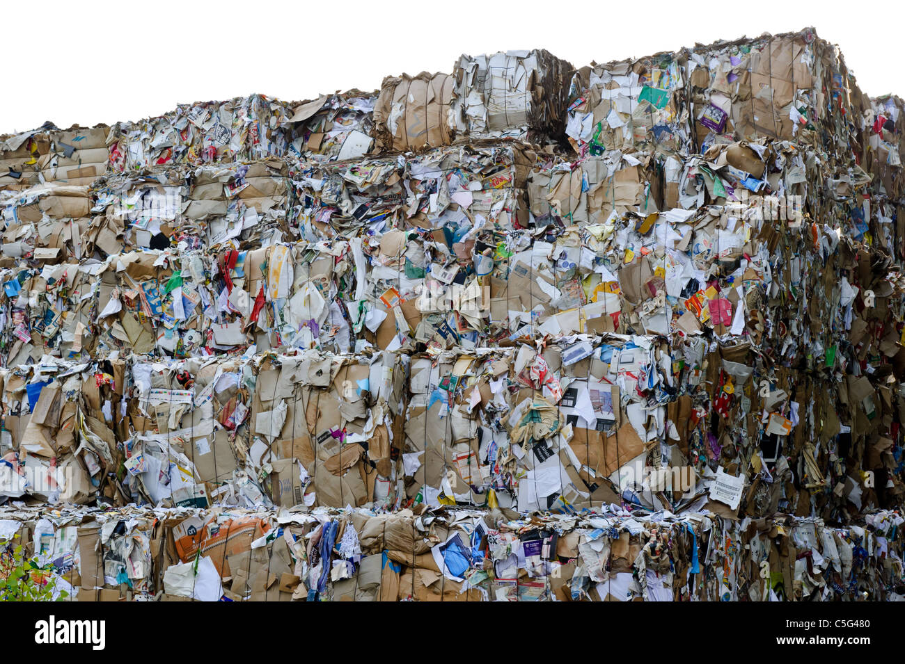 old paper recycling Stock Photo - Alamy