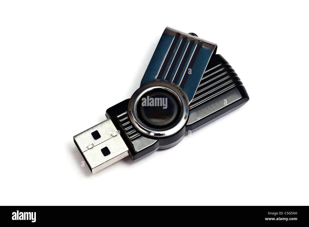 USB storage drive isolated on white Stock Photo - Alamy