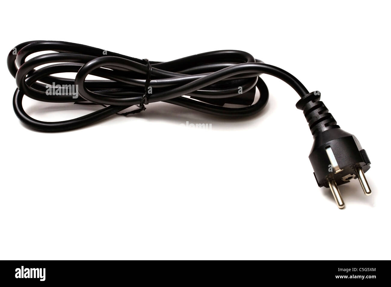 Electric plug isolated on the white background Stock Photo - Alamy