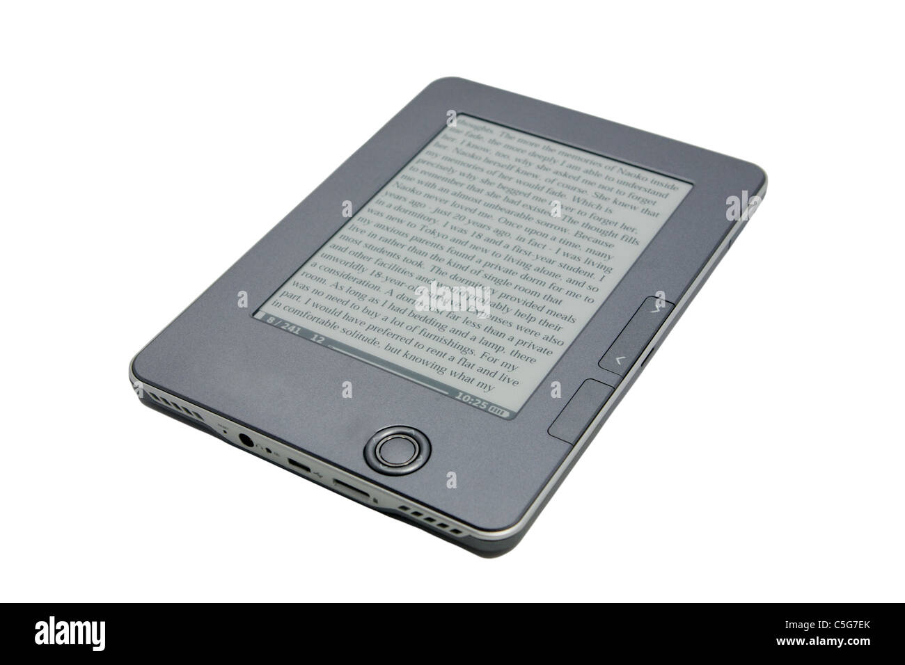 n-ink eReader isolated on white background Stock Photo - Alamy