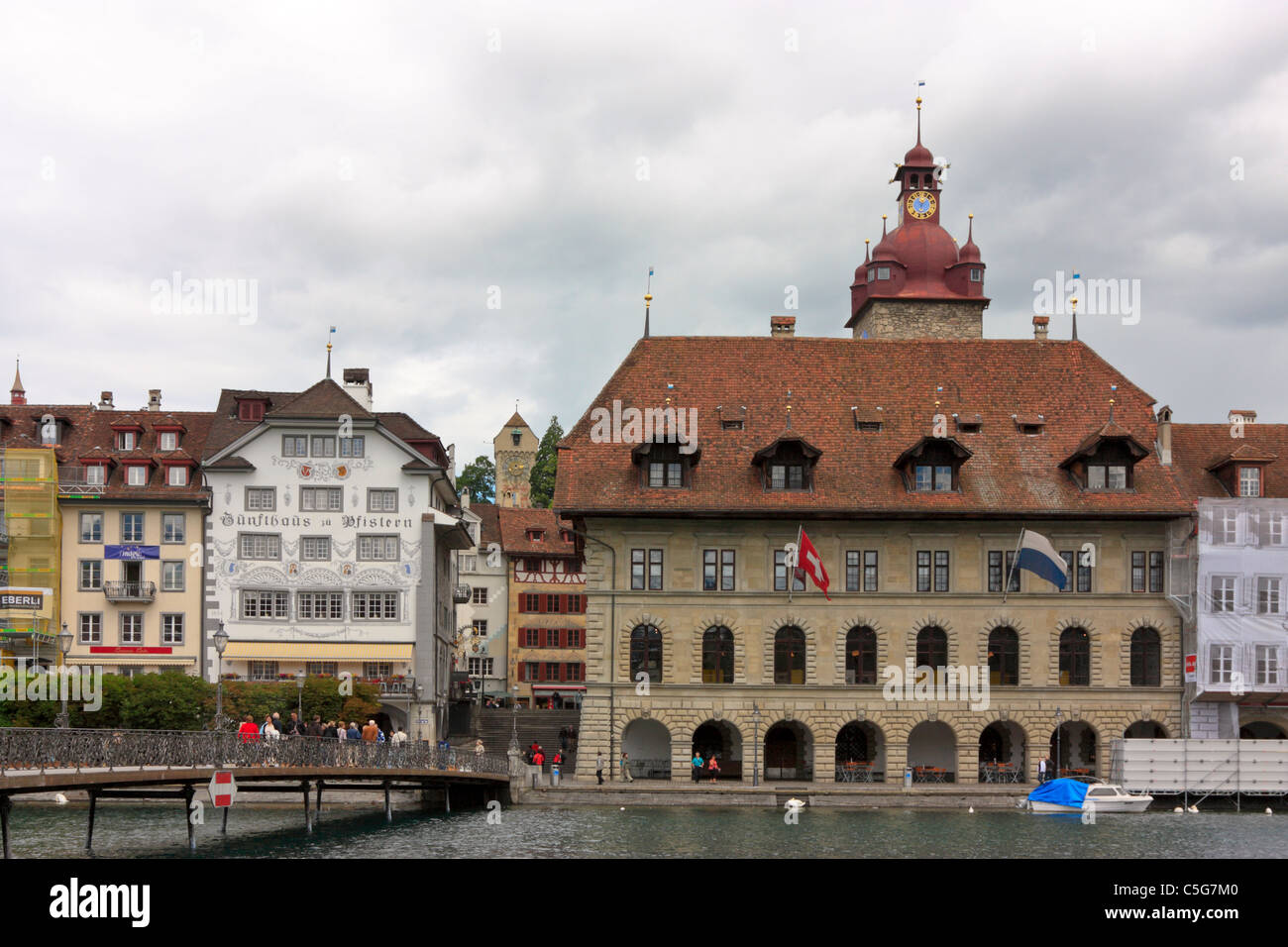 The historical City Hall of Lucerne, Switzerland Stock Photo - Alamy