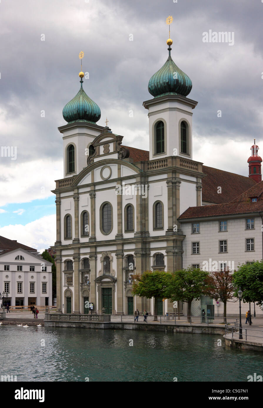 Jesuit Church in Lucerne, Switzerland Stock Photo - Alamy