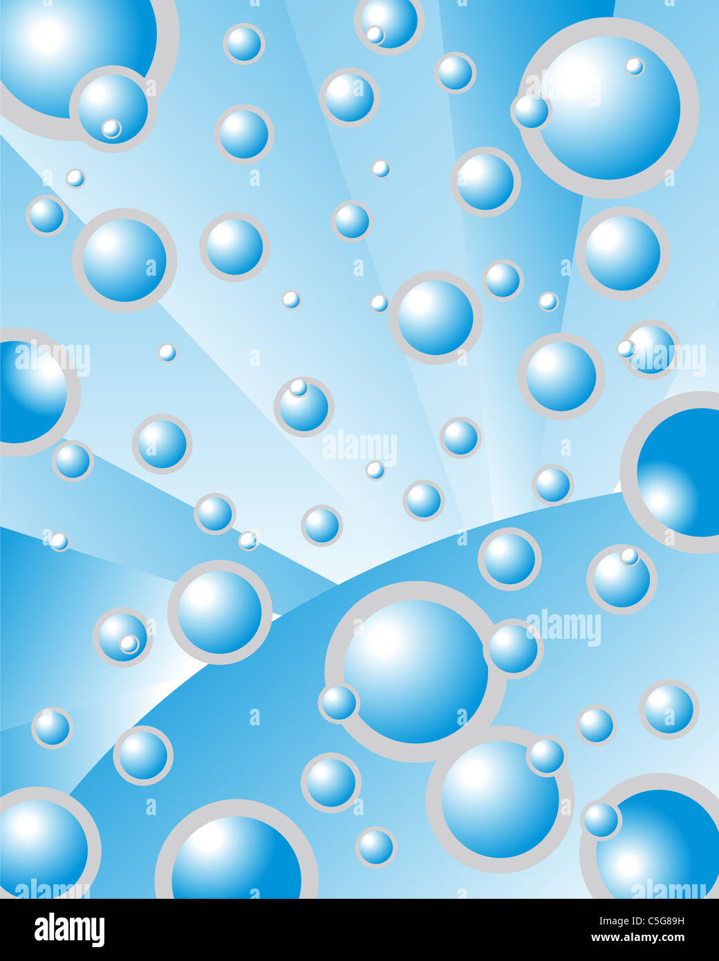 Blue pop art bubbles hi-res stock photography and images - Alamy