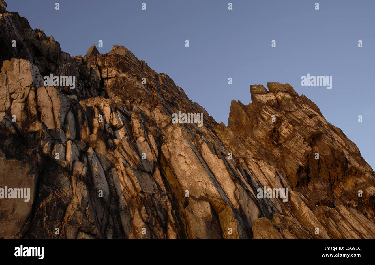 Precambrian rock formations on Beacon Hill, Charnwood Forest ...