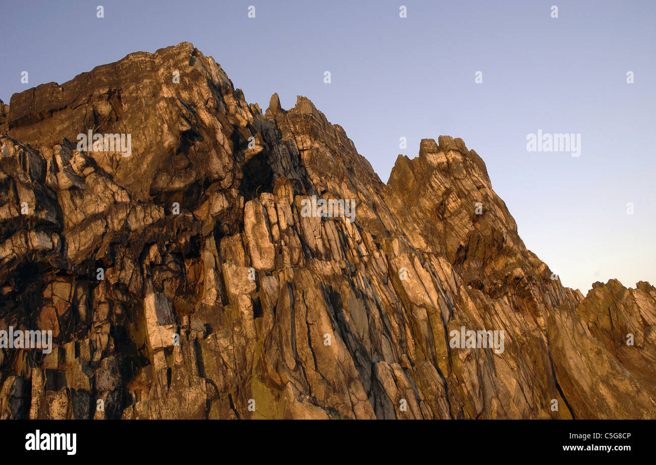 Precambrian rock formations on Beacon Hill, Charnwood Forest ...