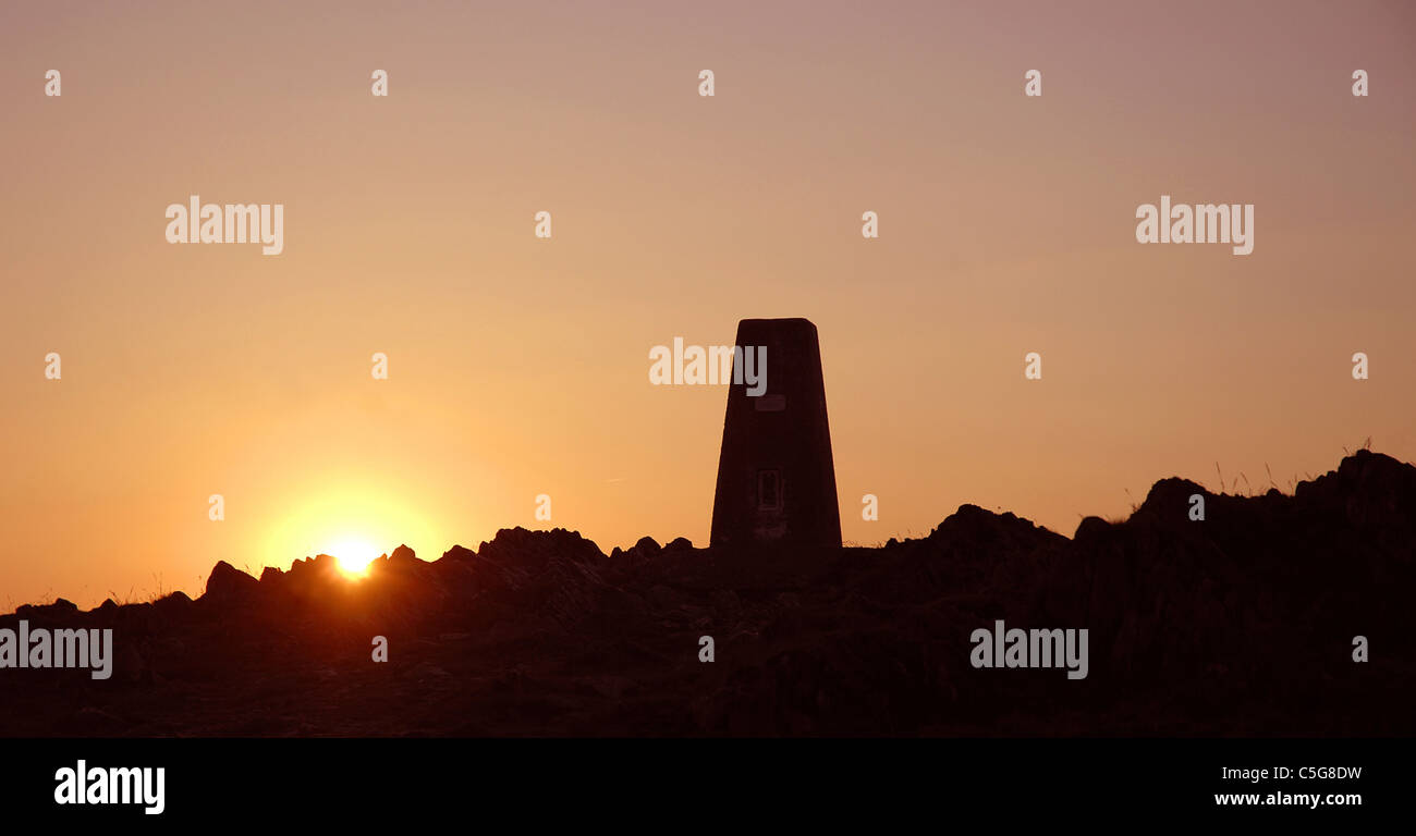 Sunset at Beacon Hill, Charnwood Forest. Lovely tourist spot , vantage ...