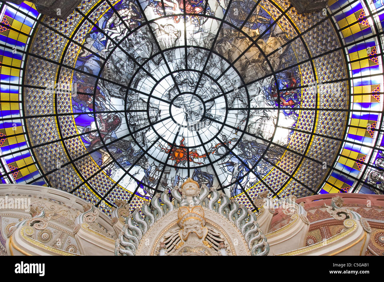 Interior view of the Erawan Museum Stock Photo - Alamy