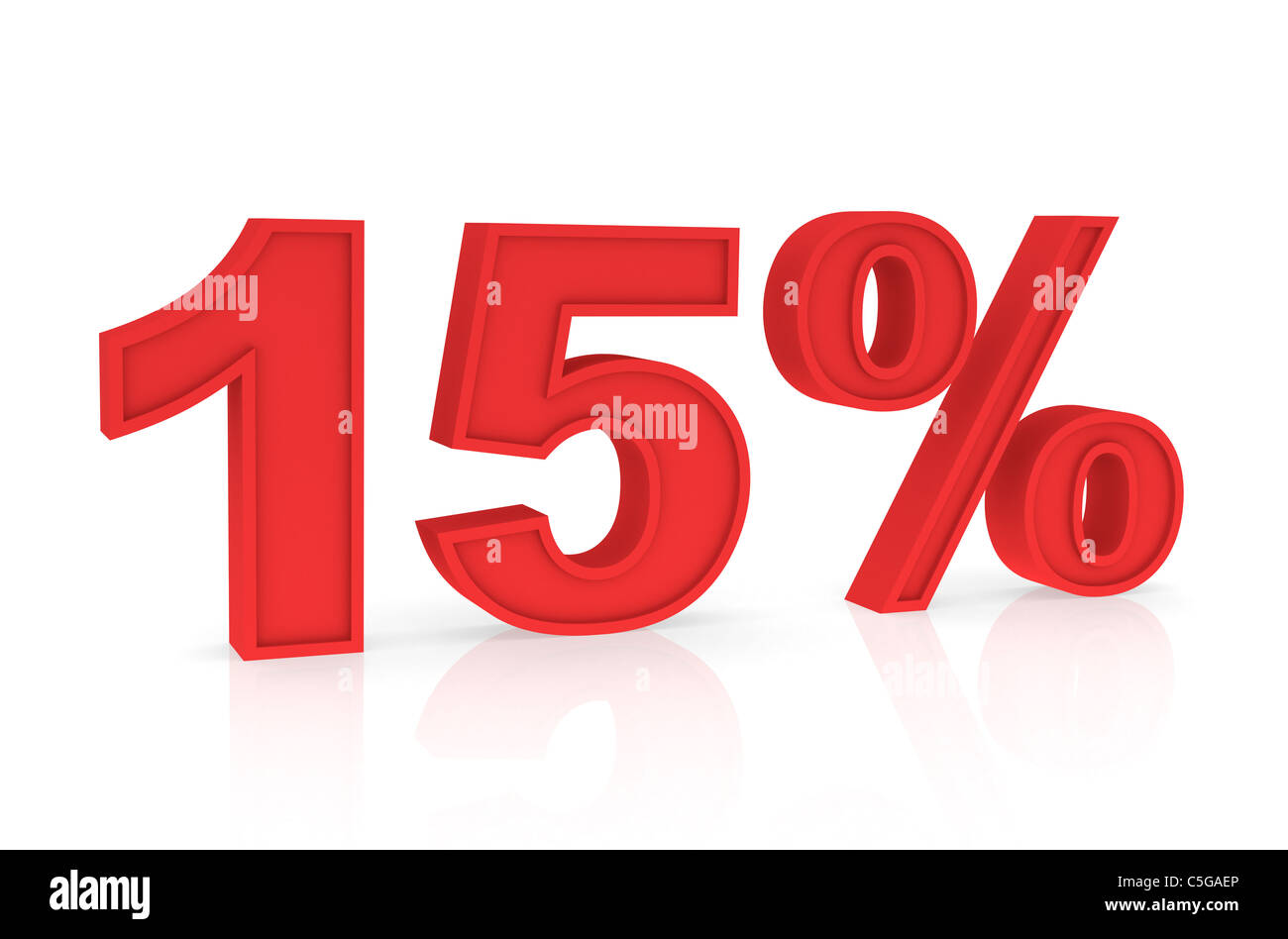 Red fifteen percent hi-res stock photography and images - Alamy