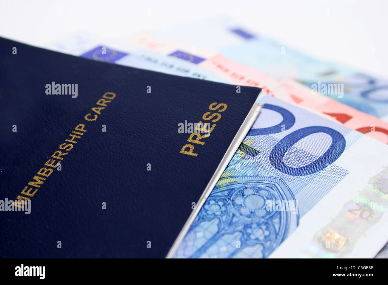 Press membership card Stock Photo - Alamy