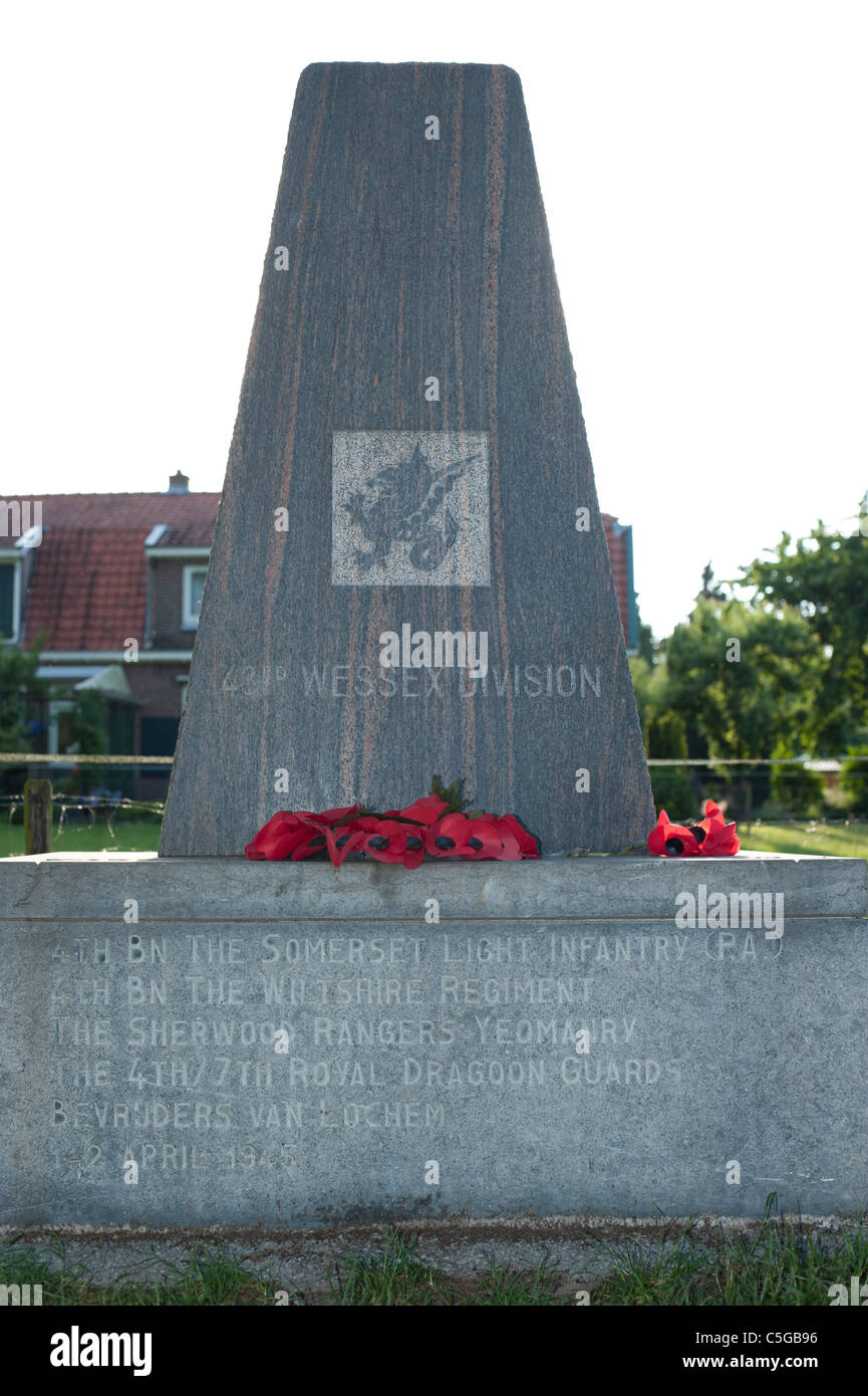 Second World War Memorial Monument in Lochem, Netherlands Stock Photo ...