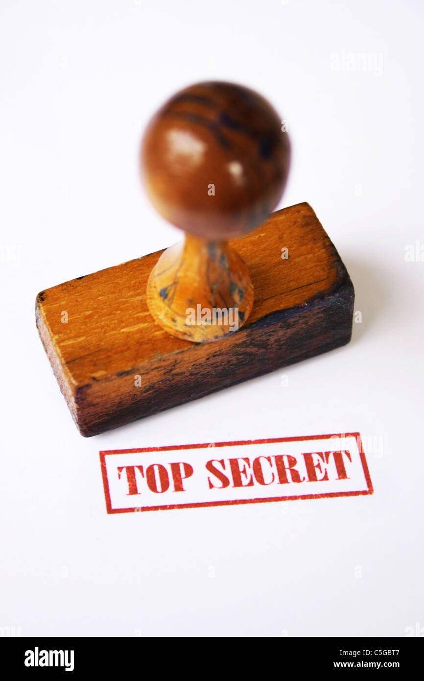 Top secret stamp Stock Photo - Alamy