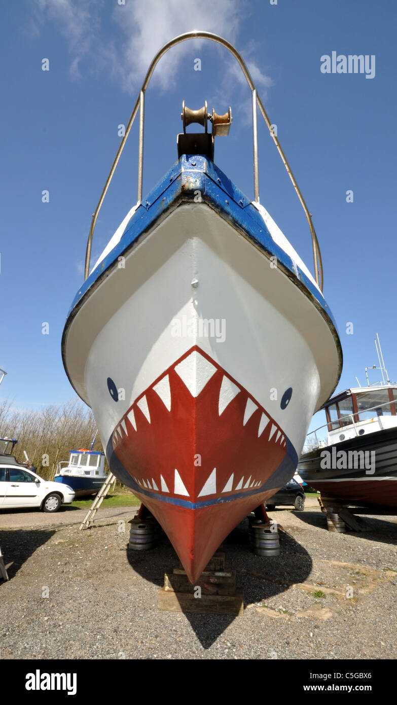 Boat With Shark Mouth