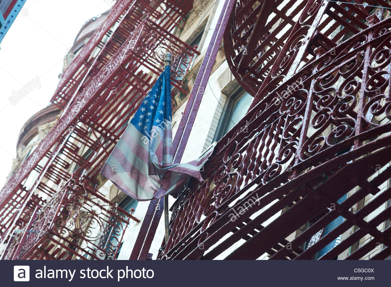 Battered American Flag High Resolution Stock Photography and Images - Alamy