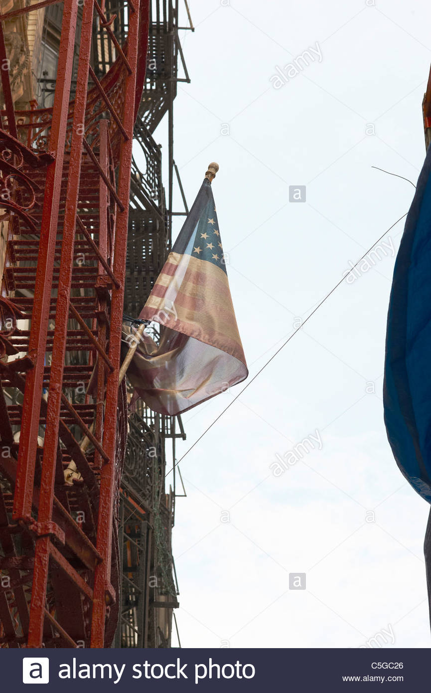 Battered American Flag High Resolution Stock Photography and Images - Alamy