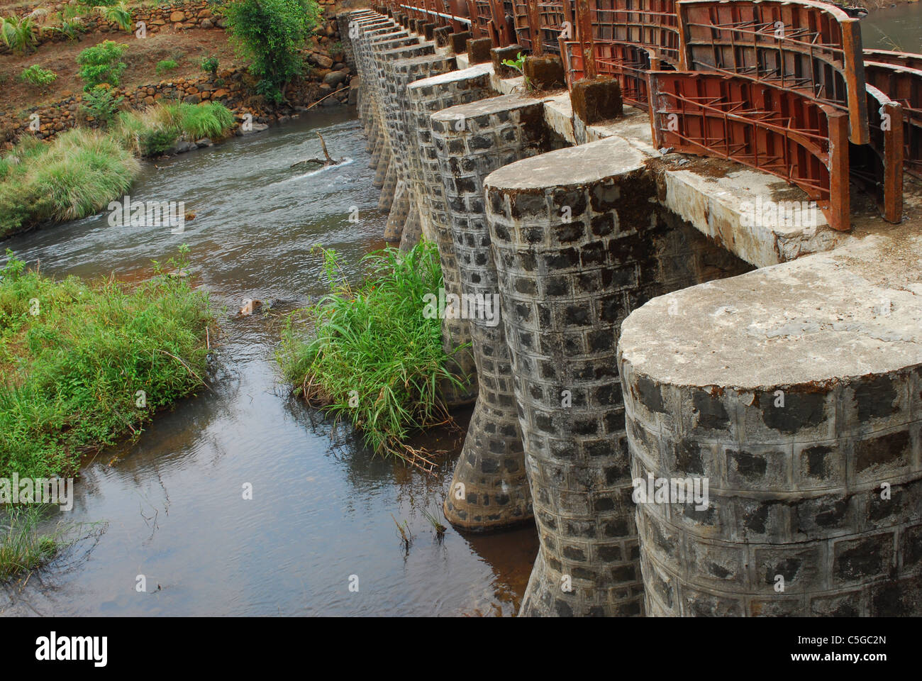 a small dam Stock Photo - Alamy