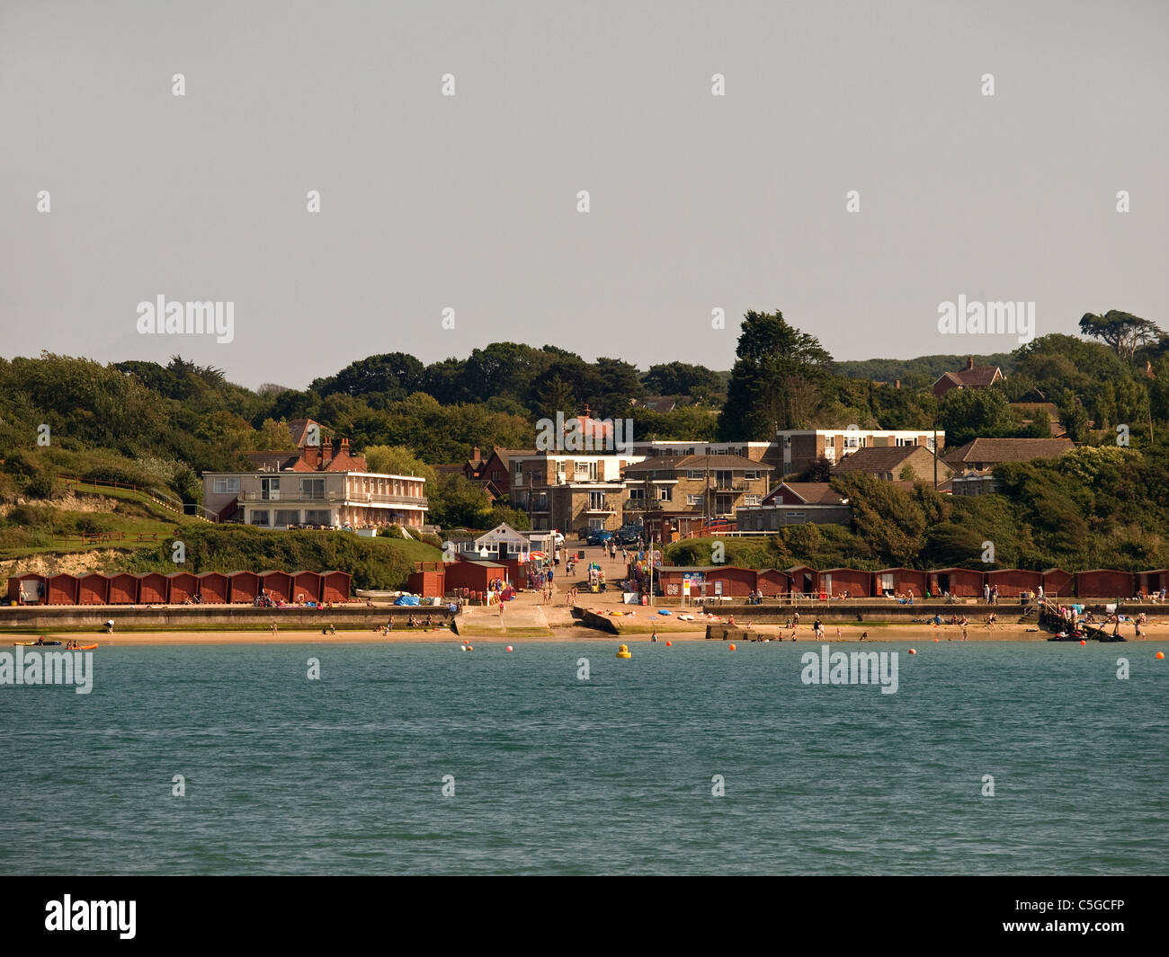 Colwell Bay Isle of Wight England UK Stock Photo - Alamy