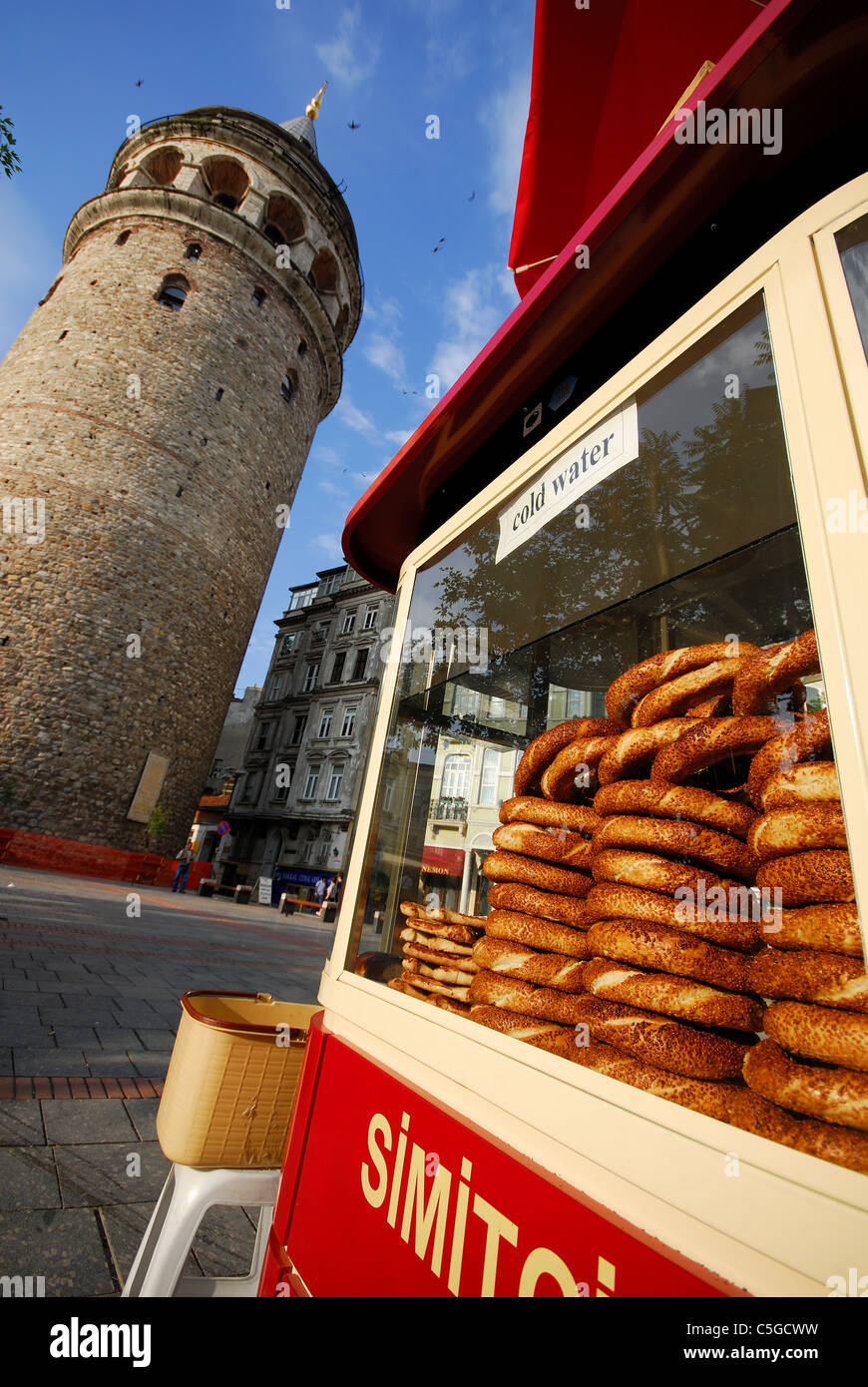 Simit turkish bread rings istanbul hi-res stock photography and images ...