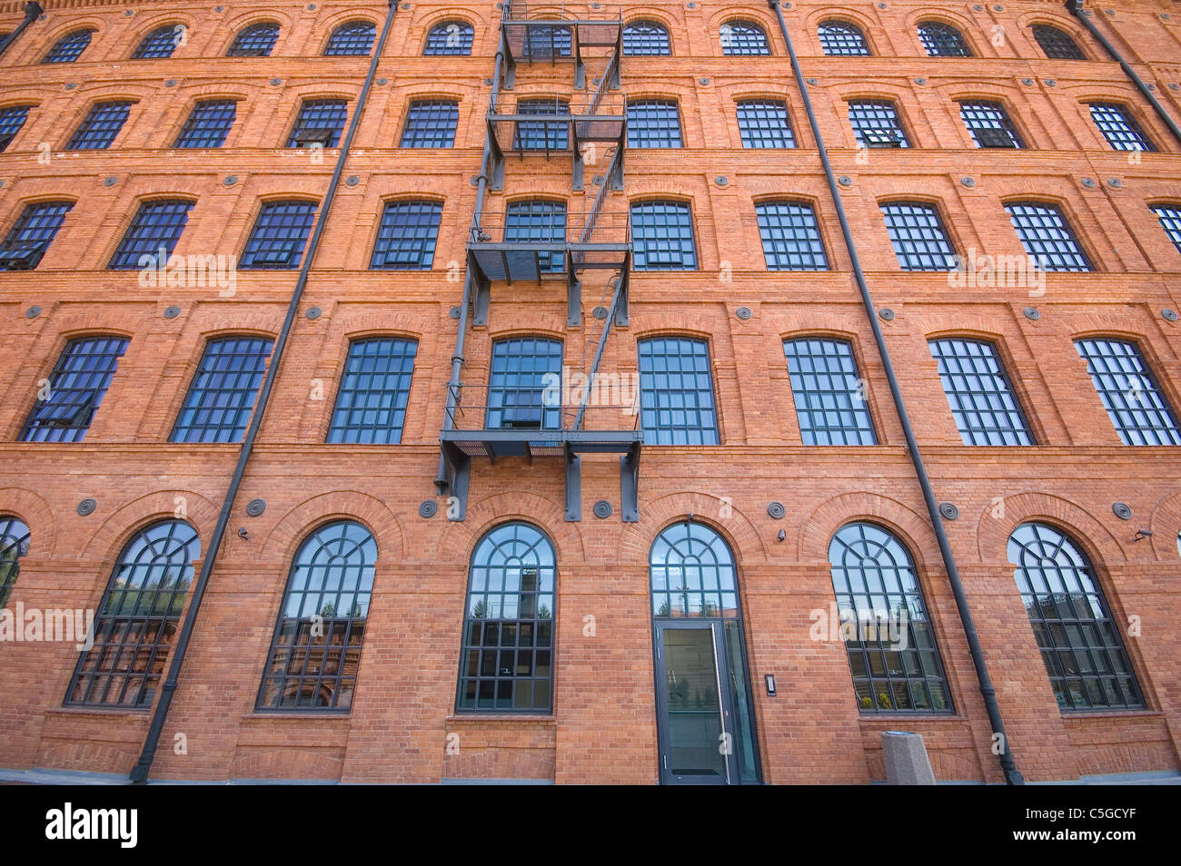 Historic textile factory building in Lodz, Poland Stock Photo - Alamy