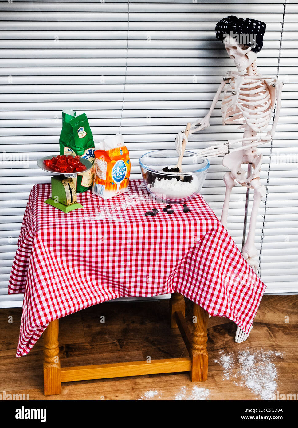 Unusual shop display in Ripon, Yorkshire, UK Stock Photo - Alamy