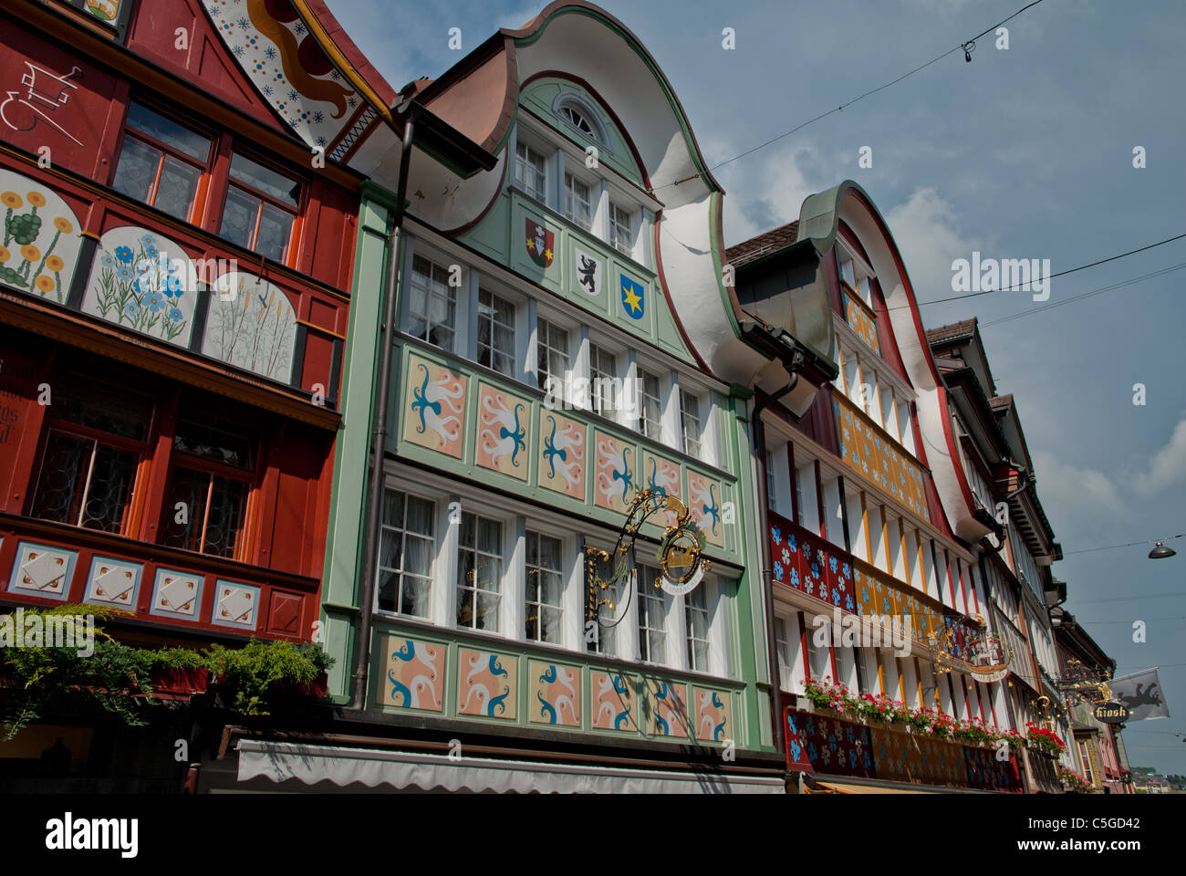 Appenzell, downtown city center Stock Photo - Alamy