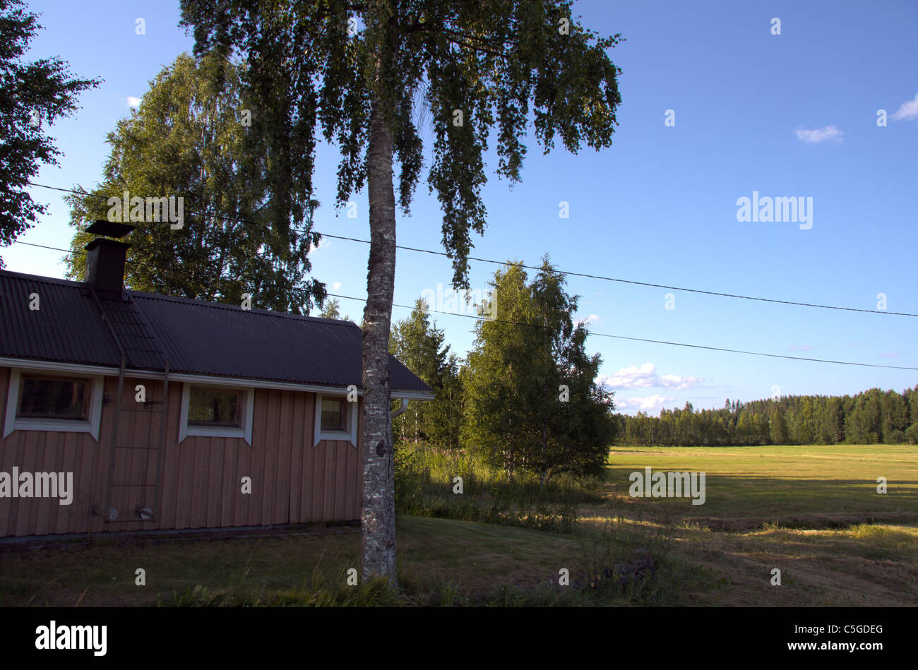 Old finnish farm house hi-res stock photography and images - Alamy